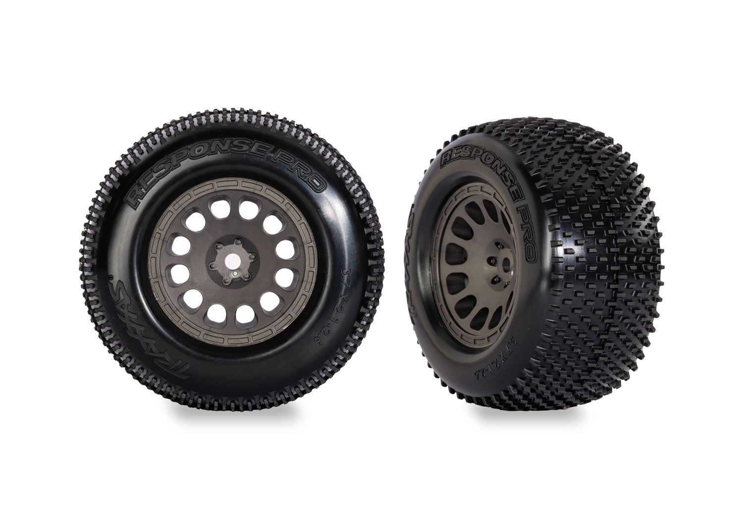 MINI XRT Gray Mini XRT Wheels w/ Response Pro Tires (2) – Parkflyers RC