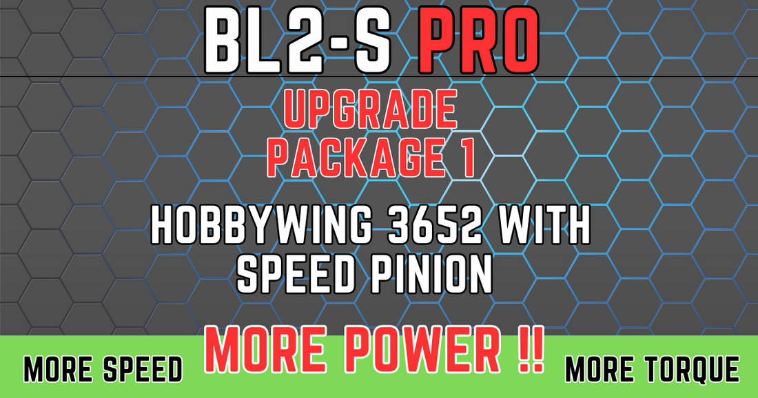 BL2-S Upgrade Stage 1 - More Power & Top End Speed – Parkflyers RC