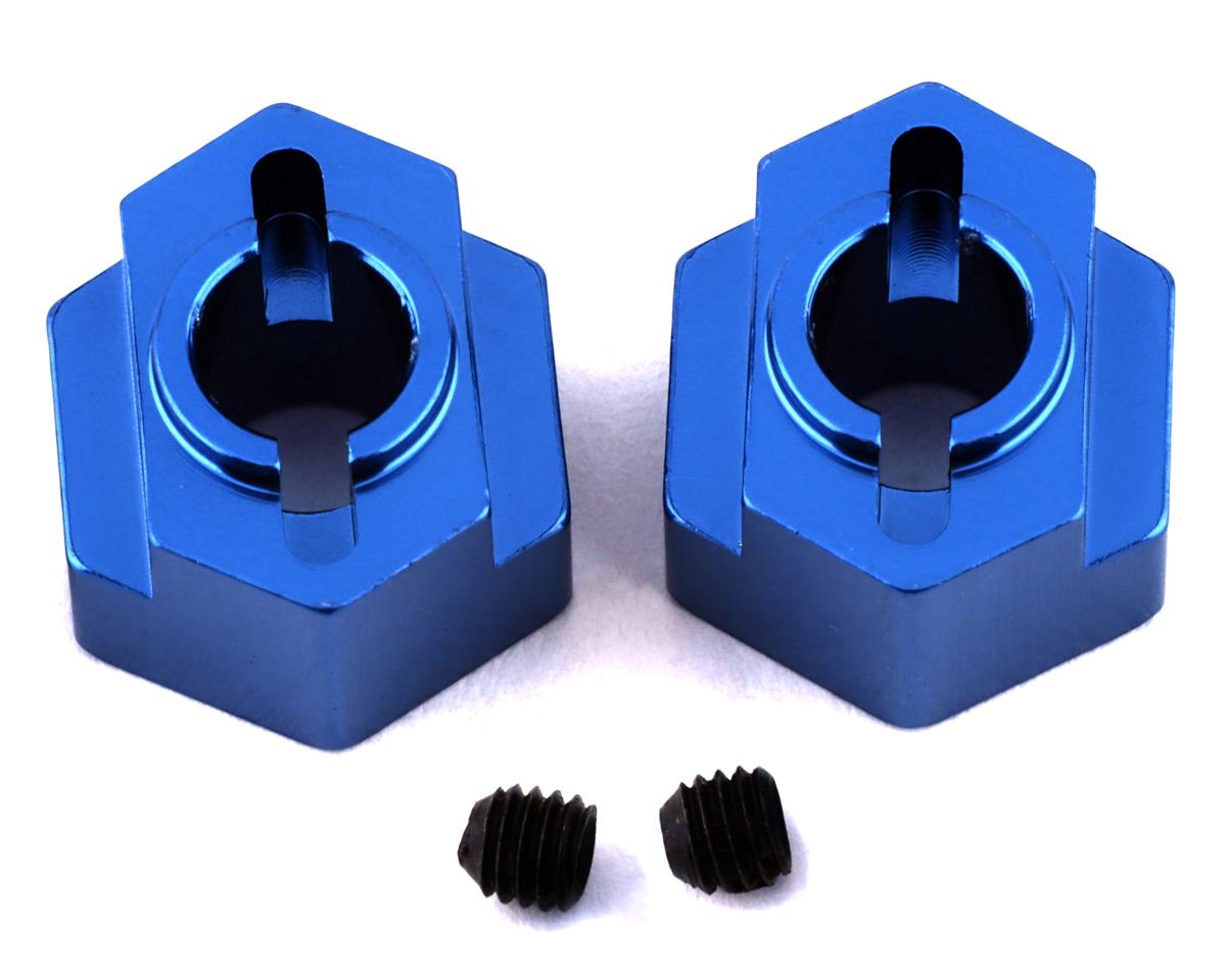 DR10 Aluminum Rear Hex Adapters (2) (Blue) – Parkflyers RC